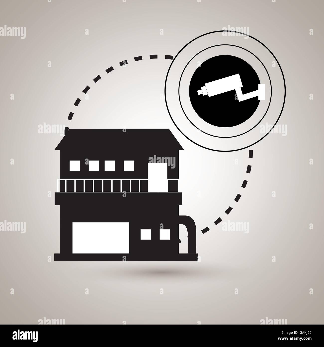 Smart home camera cctv isolated Stock Vector Images - Alamy