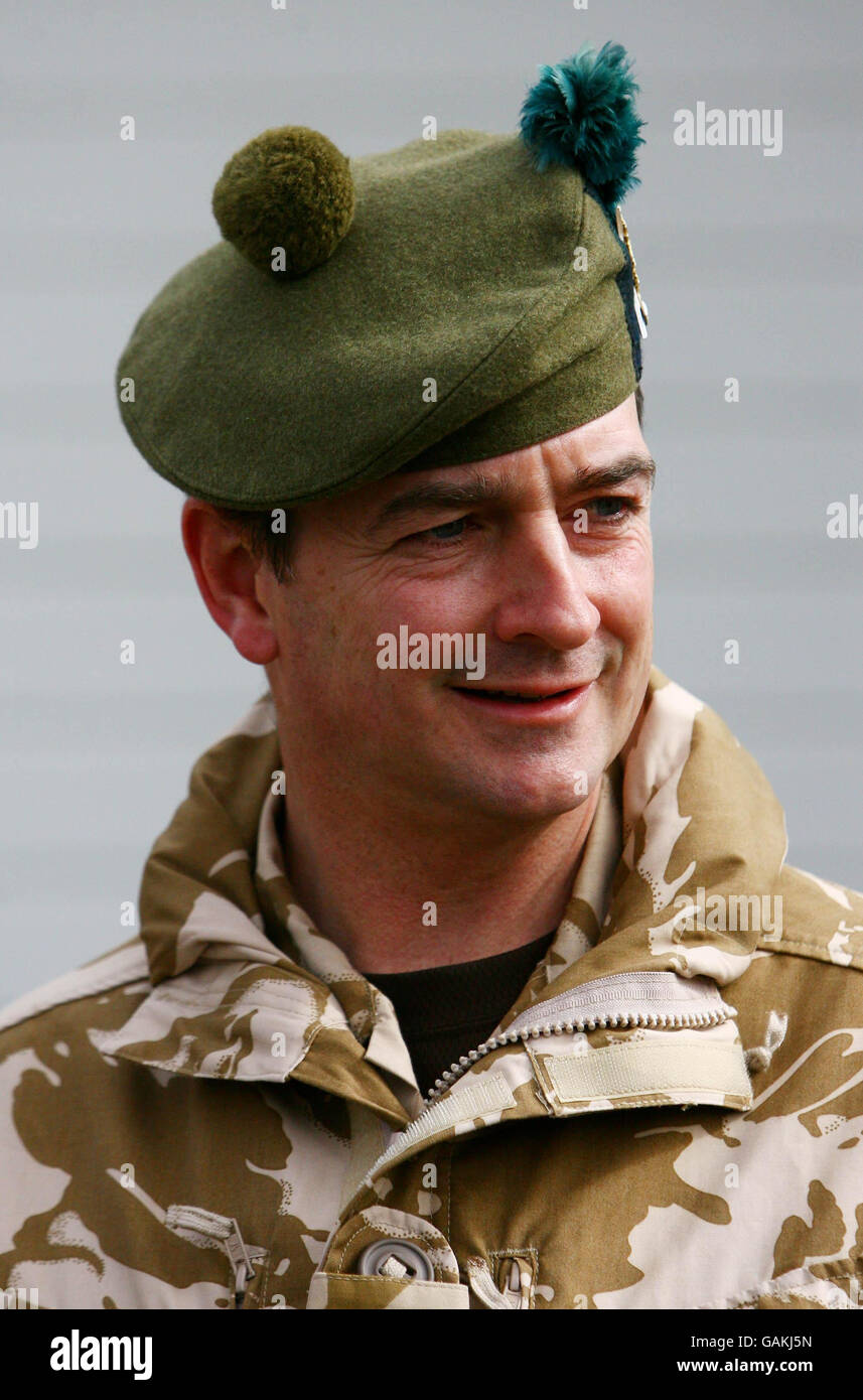 Lieutenant Colonel David Richmond, Commanding Officer of the Argyll and ...