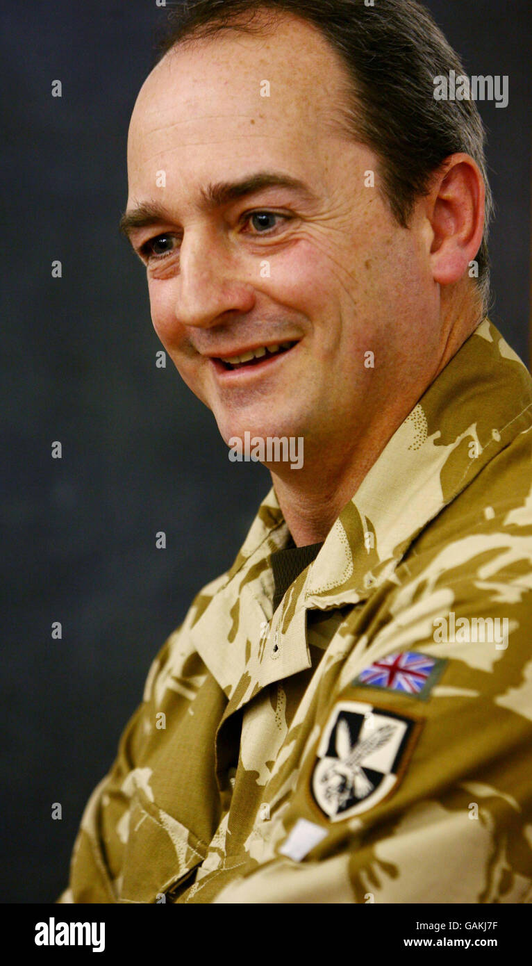 Lieutenant Colonel David Richmond, Commanding Officer of the Argyll and ...