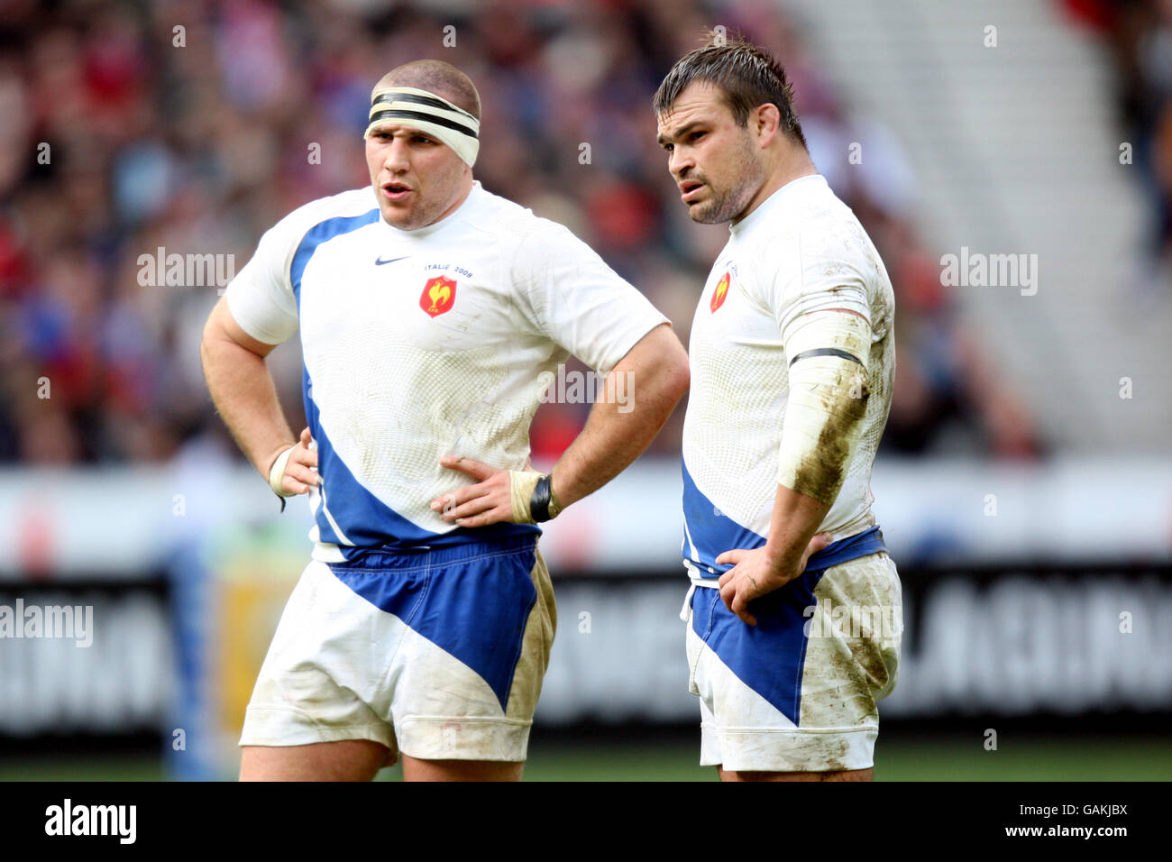 (L-R) France's Fabien Barcella and Nicolas Mas Stock Photo - Alamy