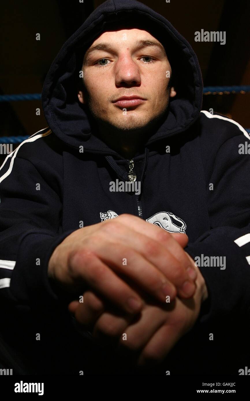 WBA light-welterweight champion Gavin Rees during a photocall at Enzo ...