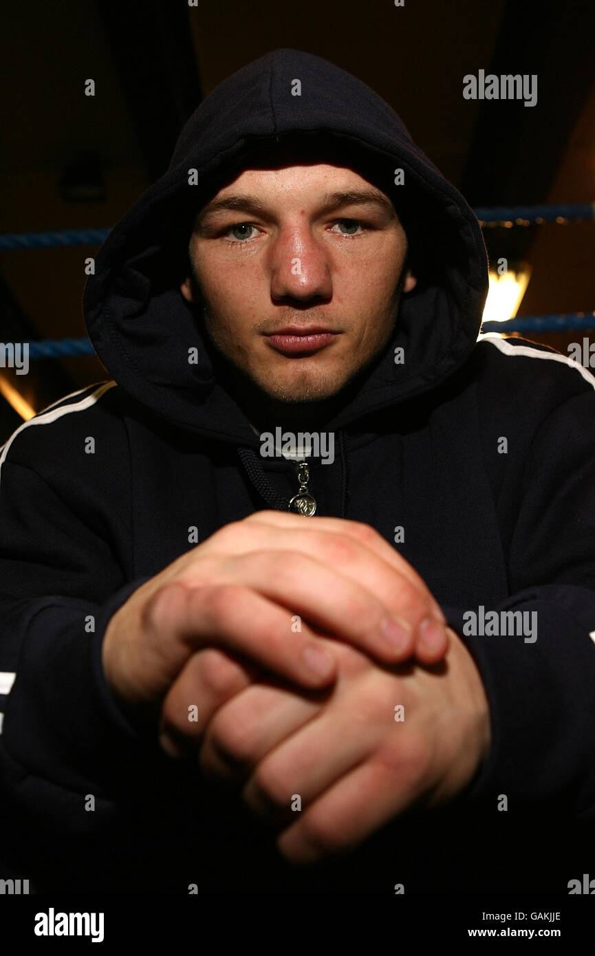 WBA light-welterweight champion Gavin Rees during a photocall at Enzo ...