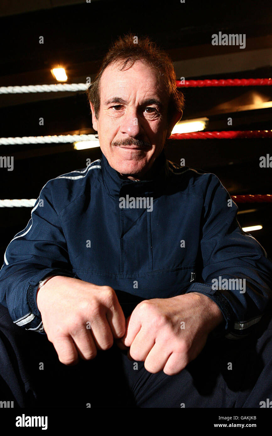 Boxing Gavin Rees Media Work Out Abercarn High Resolution Stock ...
