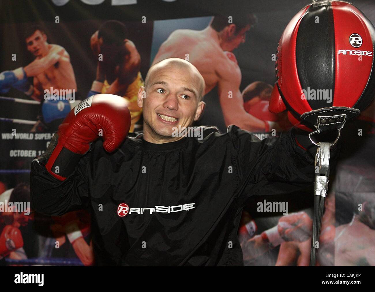 WBA light-welterweight champion Gavin Rees during a photocall at Enzo ...