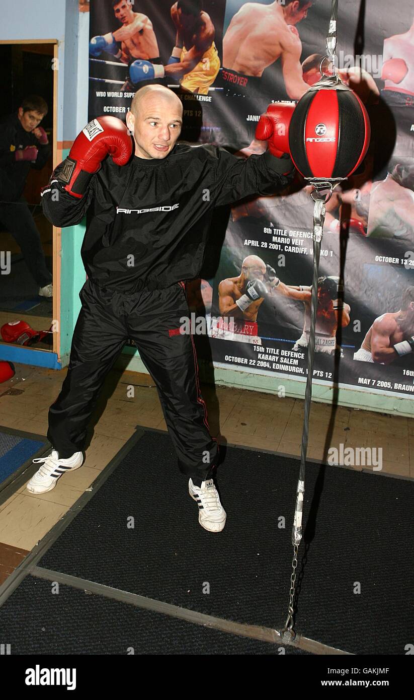 WBA light-welterweight champion Gavin Rees during a photocall at Enzo ...