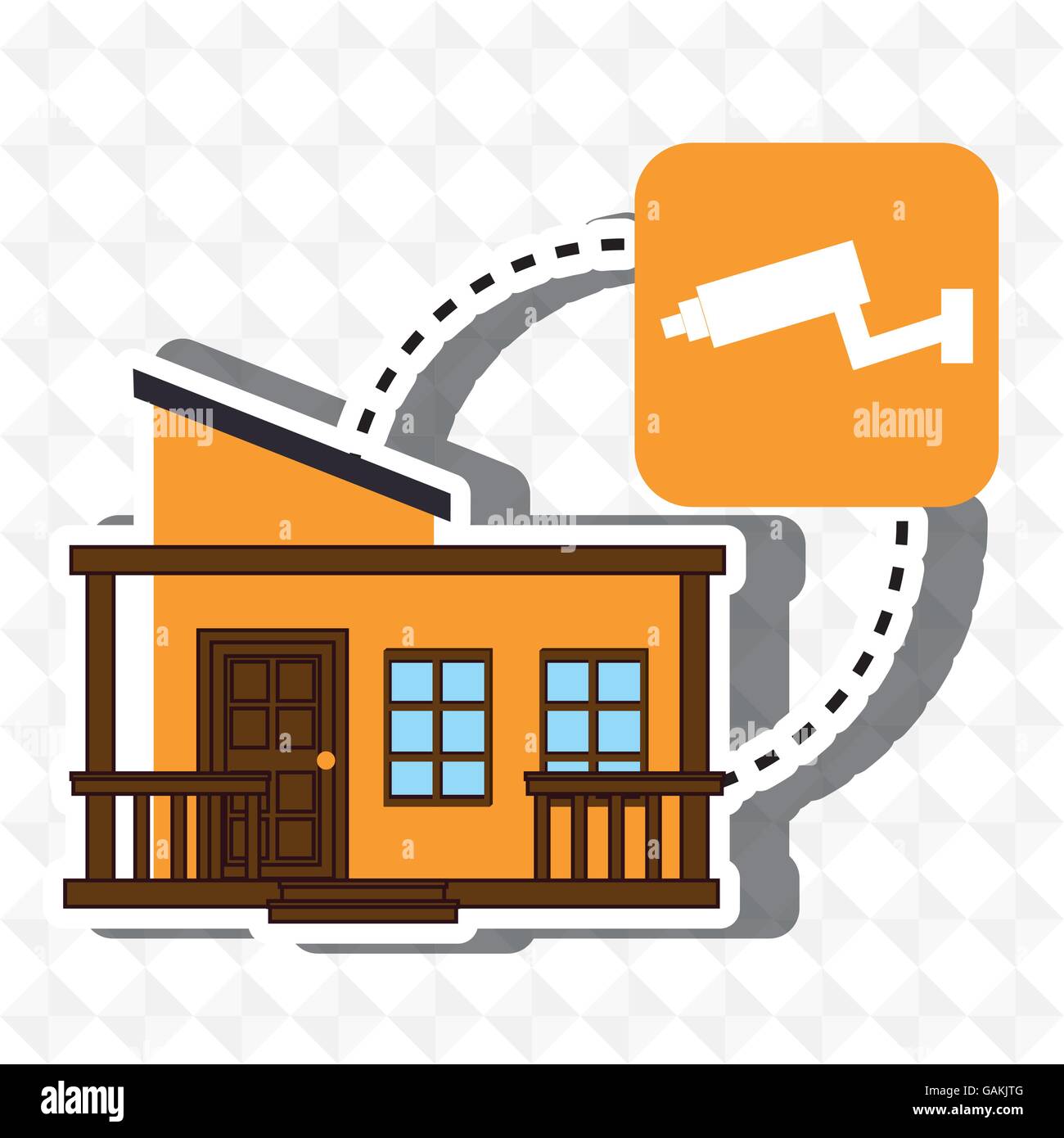 Smart home camera cctv isolated Stock Vector Images - Alamy