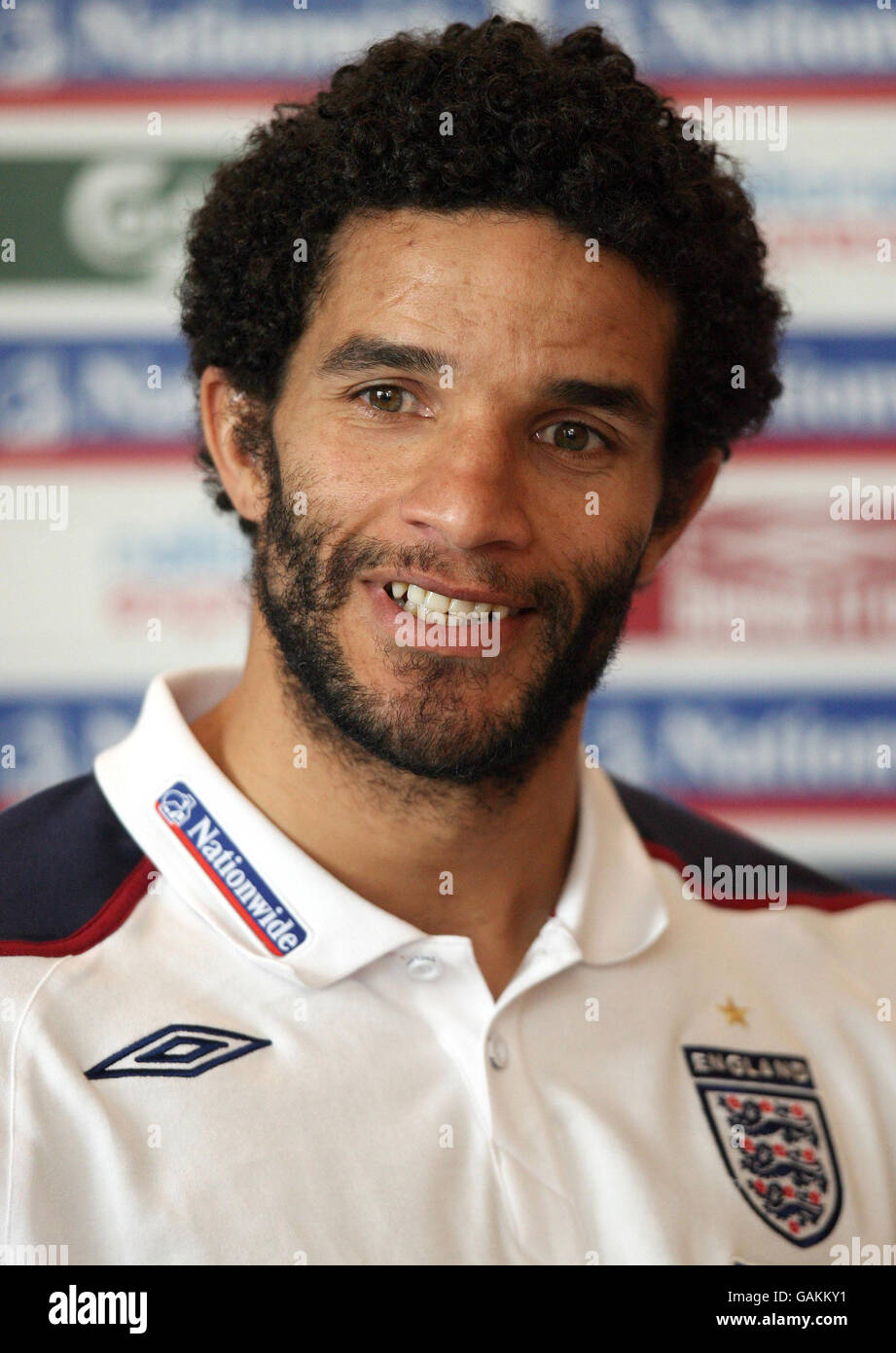 England's David James during a Press Conference at The Grove Hotel ...