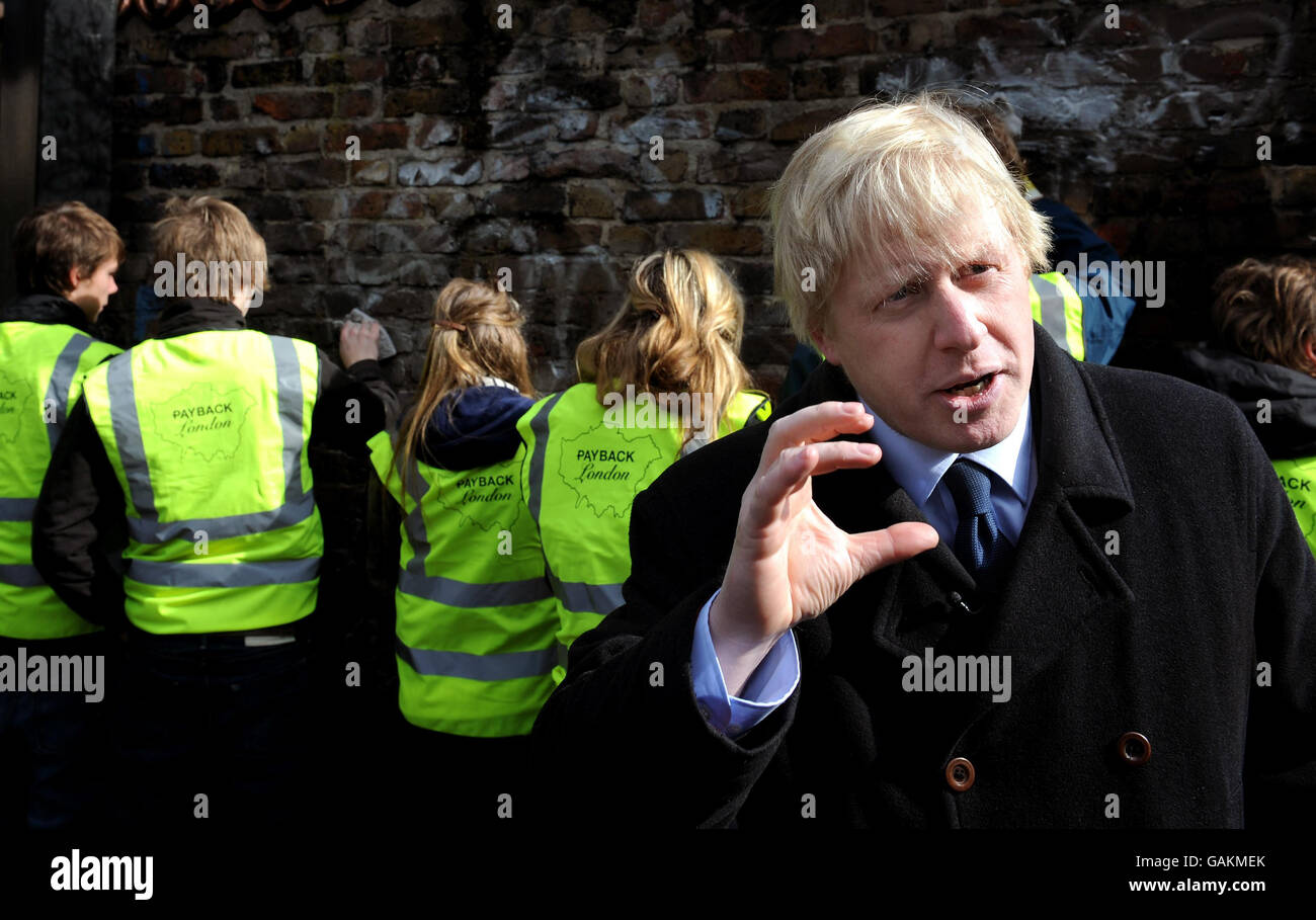 Boris Johnson launches scheme Stock Photo - Alamy