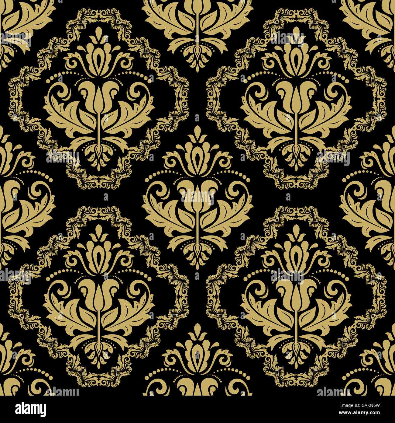 Seamless Wallpaper in the Style of Baroque Stock Photo - Alamy