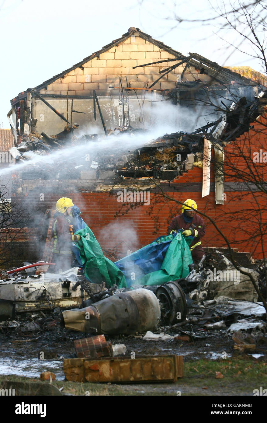 Kent plane crash Stock Photo - Alamy