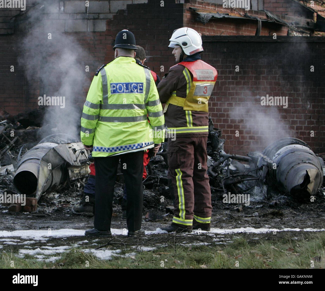 Kent plane crash Stock Photo - Alamy