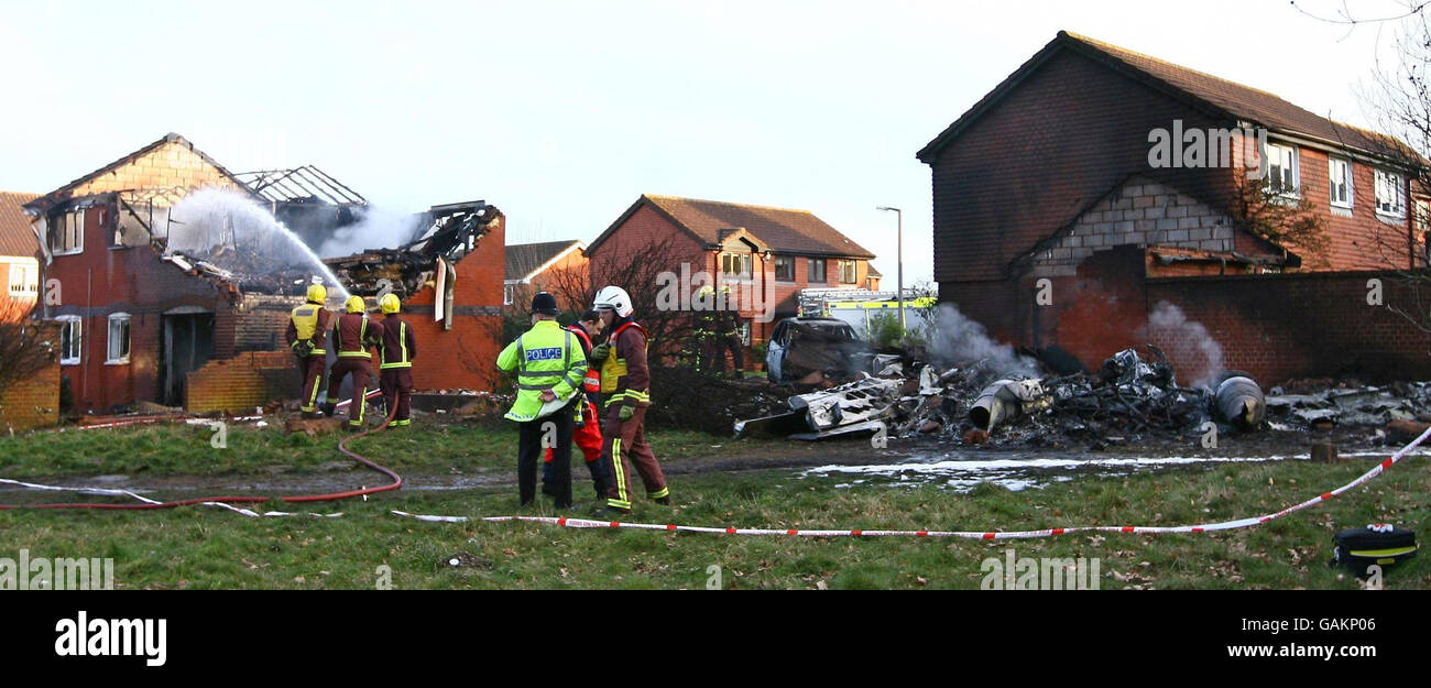 Kent plane crash Stock Photo - Alamy