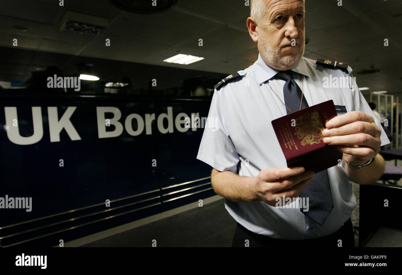 Launch of UK Border Agency Stock Photo - Alamy