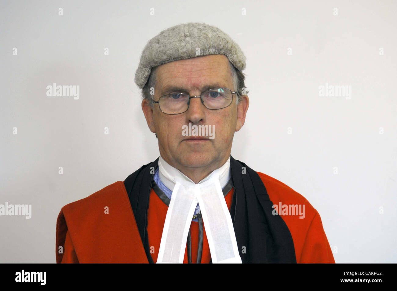 BBC photo of Hon Justice David Calvert-Smith who will be presiding over ...