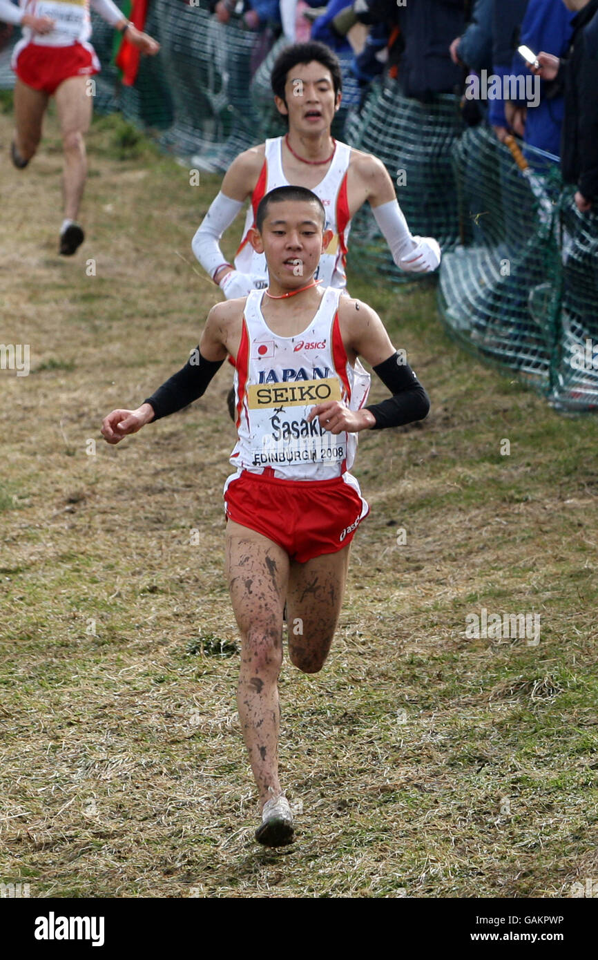 Japan's Hiroyuki Sasaki in action during the IAAF World Cross Country ...