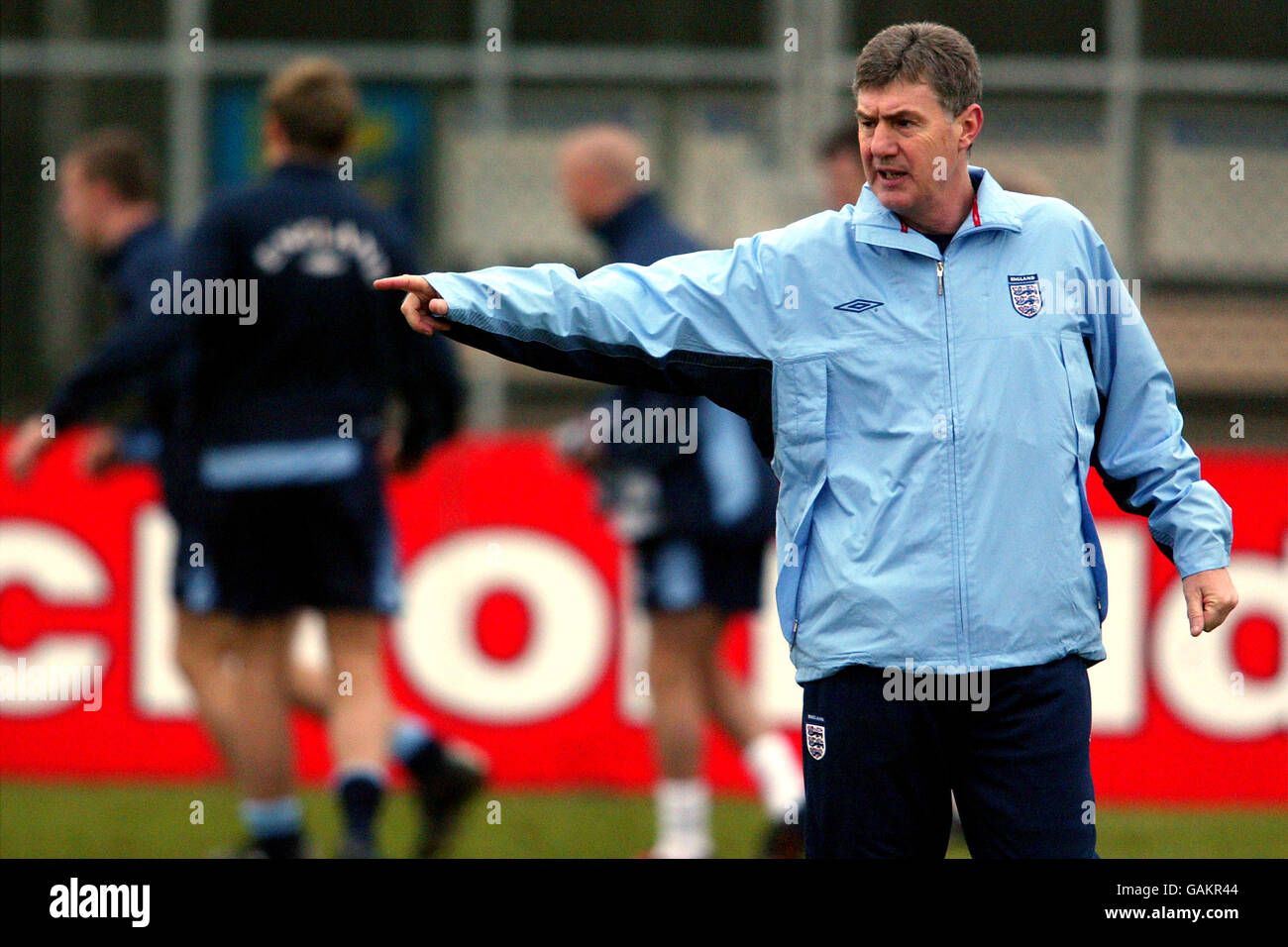 England coach brian kidd directs training hi-res stock photography and ...