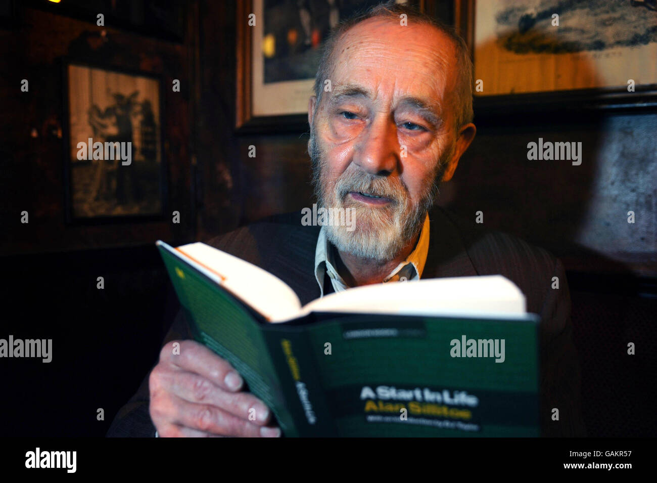 Alan Sillitoe book relaunch party of 1970 novel 'Start In Life' at the ...