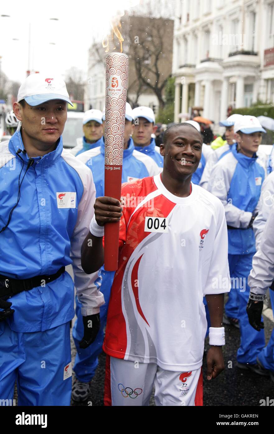 Beijing Olympics Torch Relay - London Stock Photo - Alamy