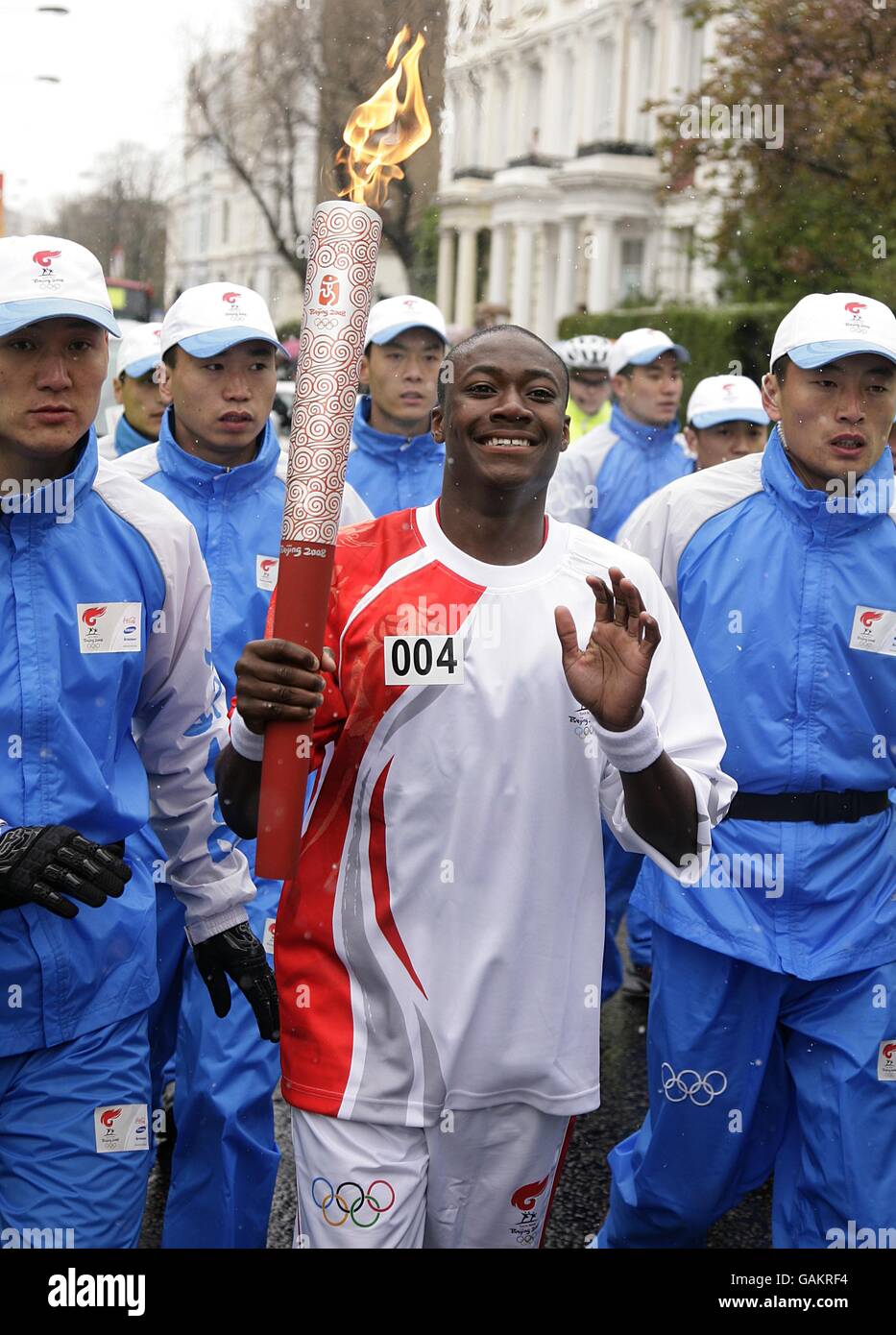 The torch nears Notting Hill the Beijing Olympics torch relay, heading ...