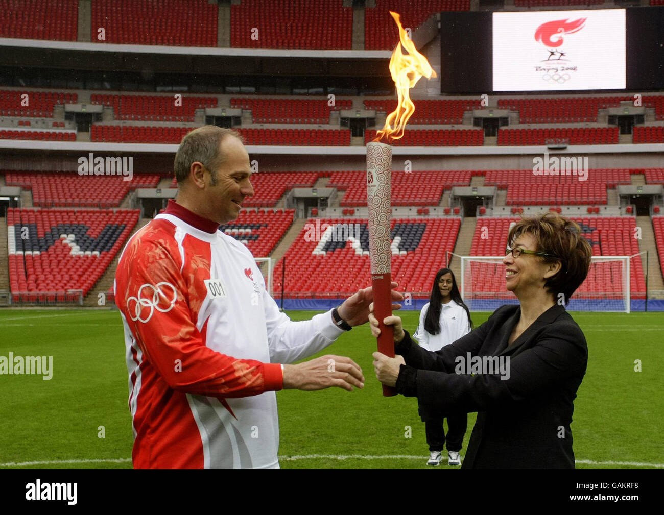 Beijing Olympics Torch Relay - London Stock Photo - Alamy