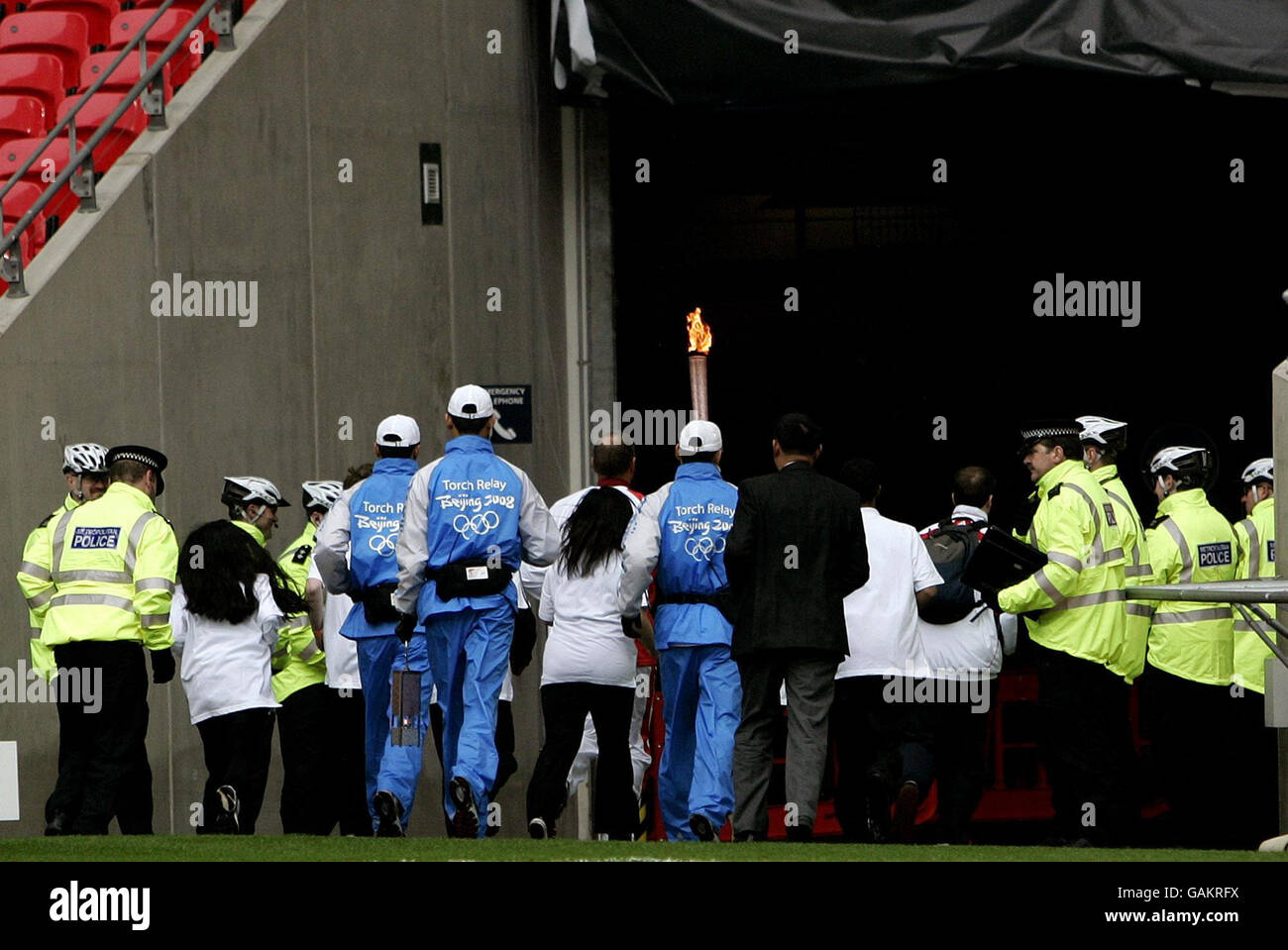 Beijing Olympics Torch Relay - London Stock Photo - Alamy