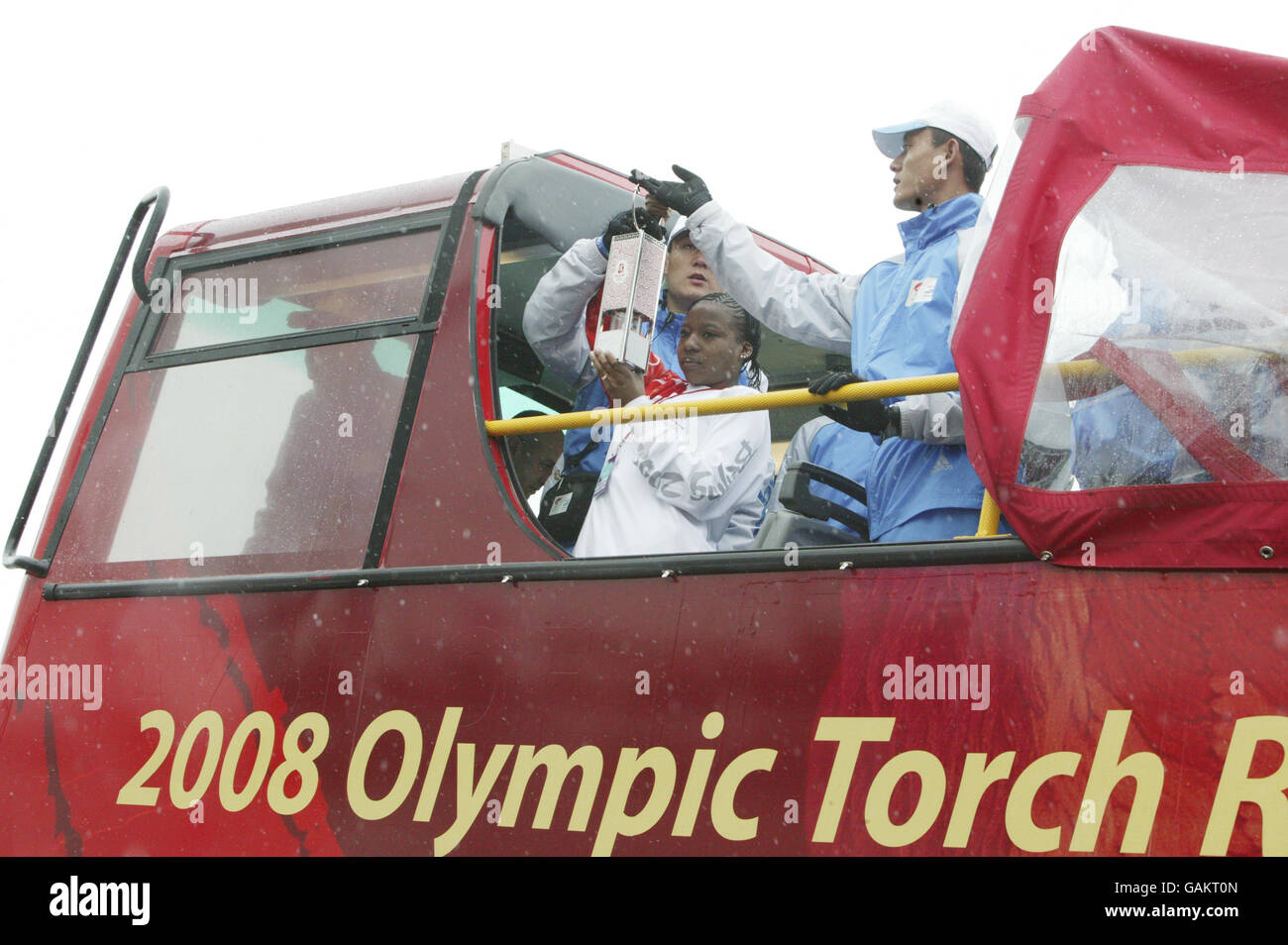 Beijing Olympics Torch Relay - London Stock Photo - Alamy