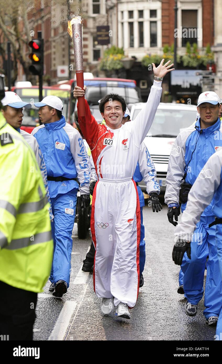 Beijing Olympics Torch Relay - London Stock Photo - Alamy