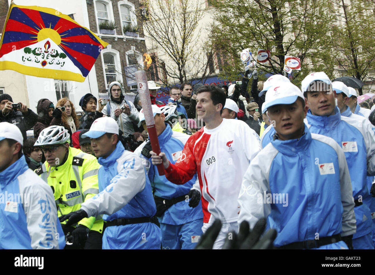 Beijing Olympics Torch Relay - London Stock Photo - Alamy