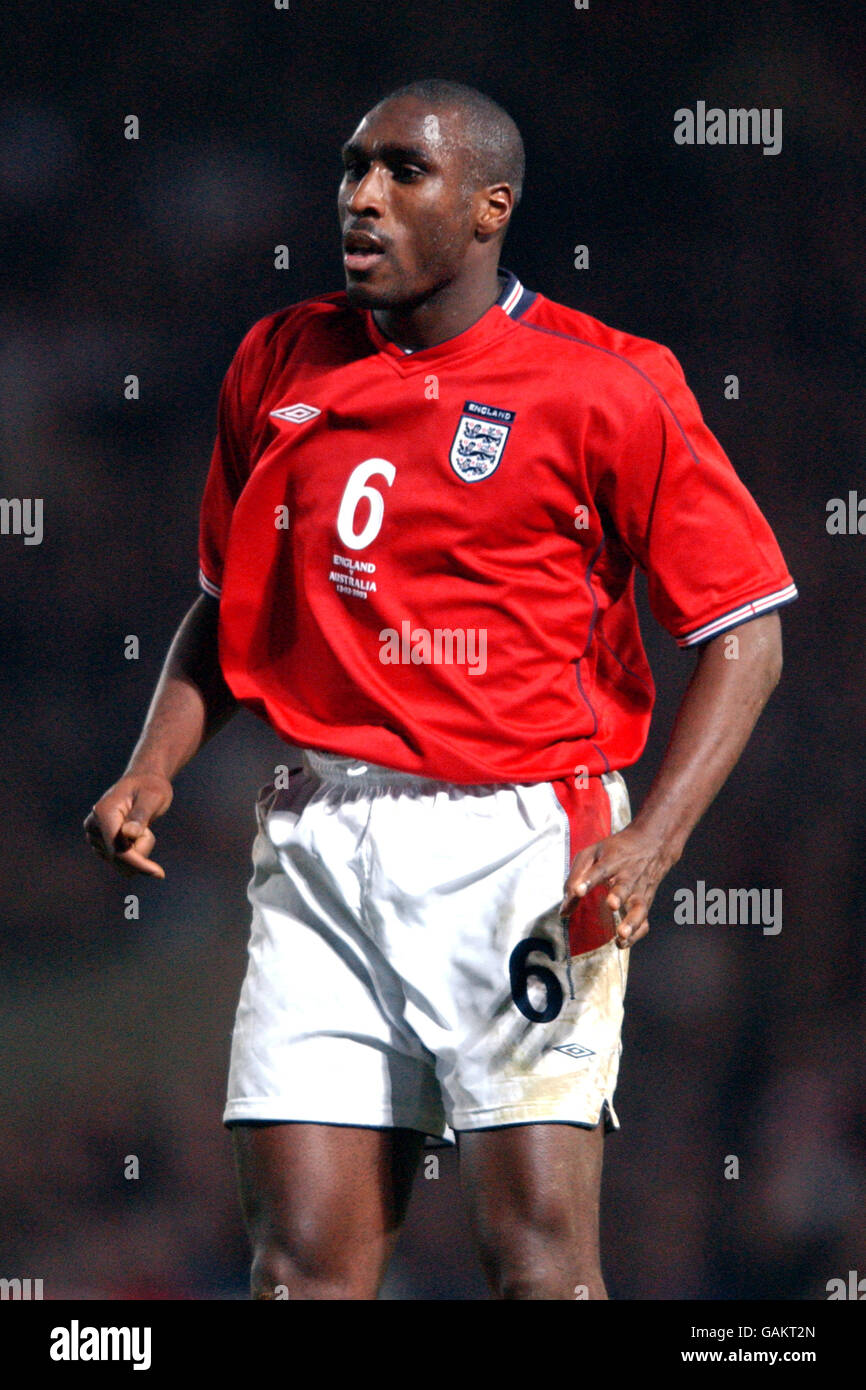 Soccer - International Friendly - England v Australia. Sol Campbell ...