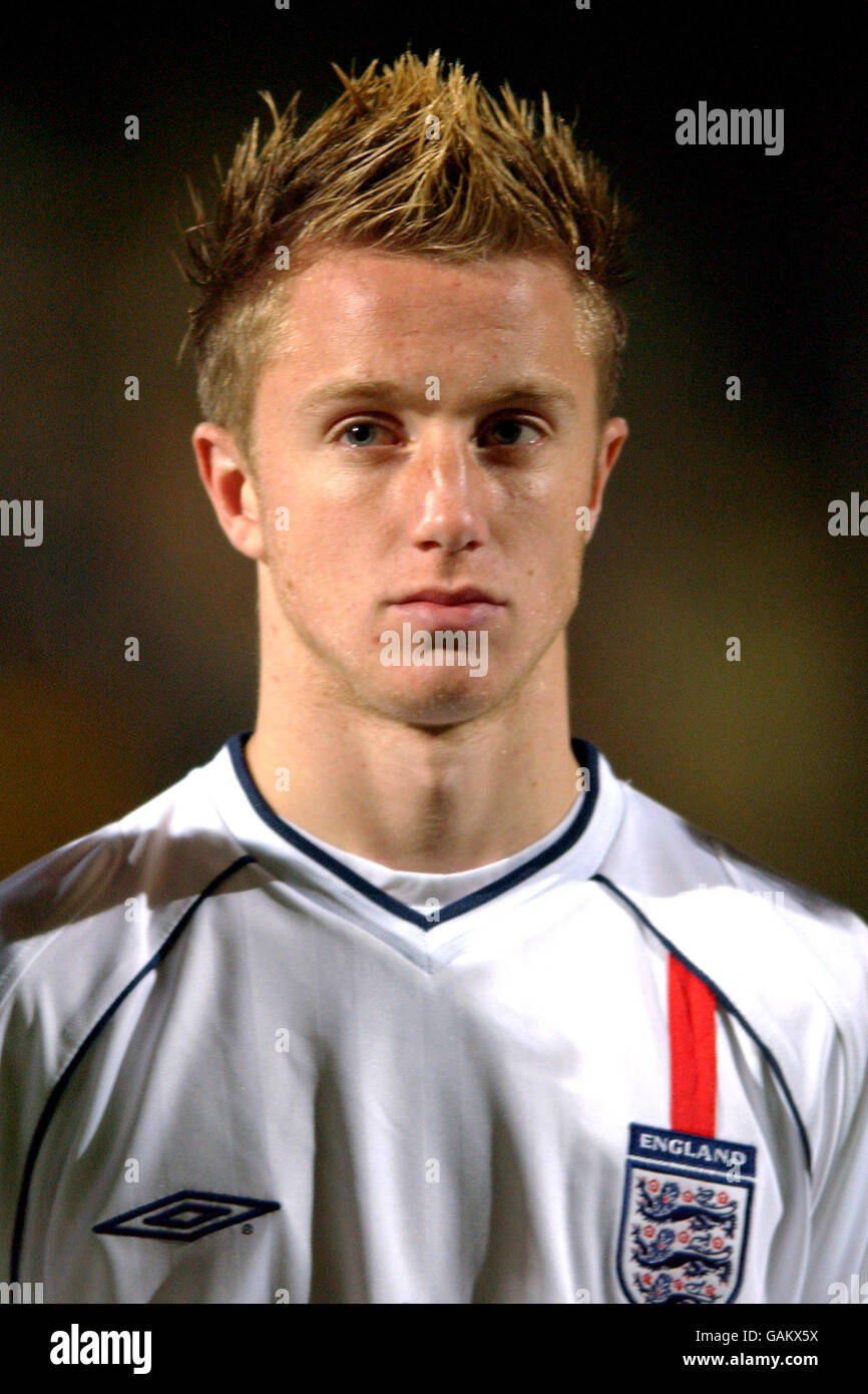 Soccer under 17 international friendly england v france hi-res stock ...