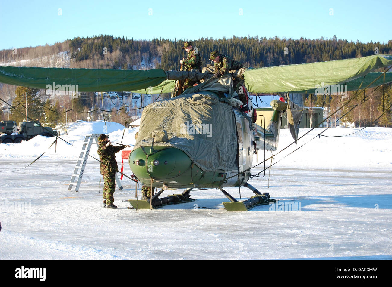 Lynx helicopter commando helicopter force hi-res stock photography and ...