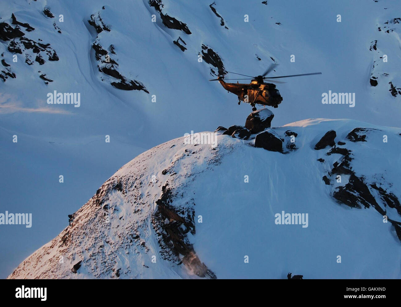 Royal Navy helicopter training Stock Photo - Alamy