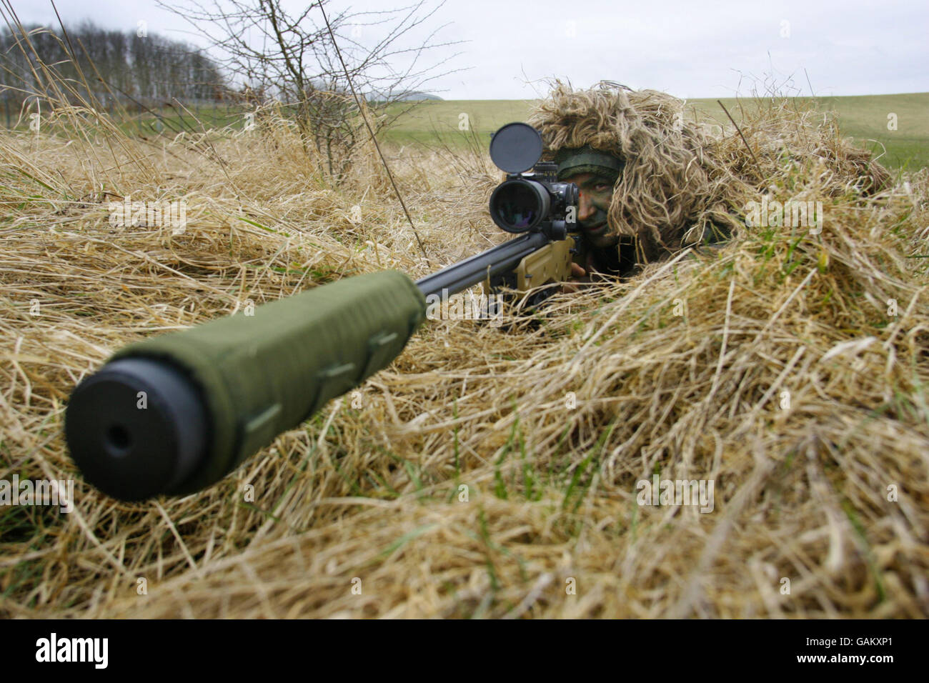 New sniper rifle unveiled Stock Photo - Alamy