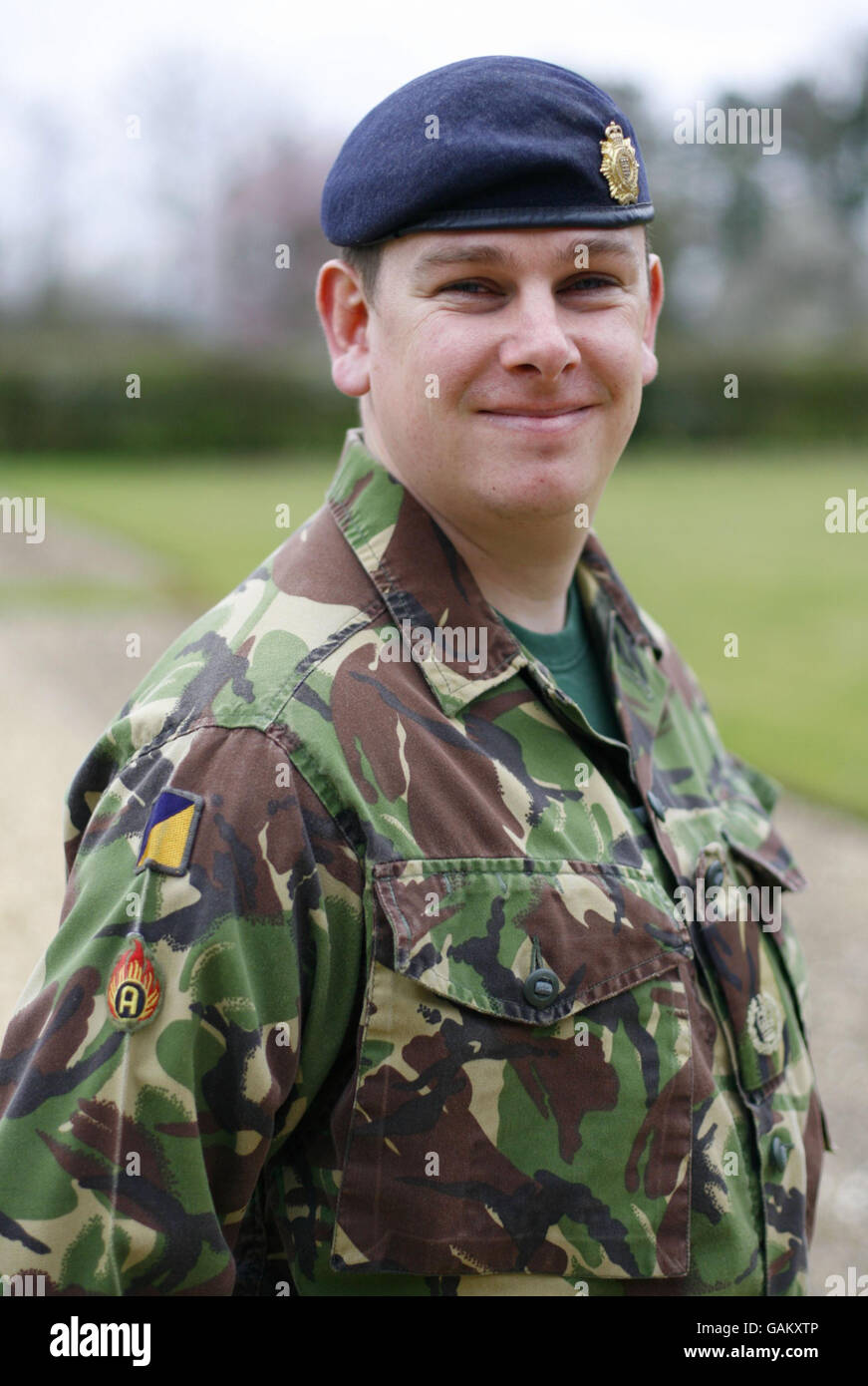 2008 staff sergeant james wadsworth at larkhill camp in wiltshire hi ...
