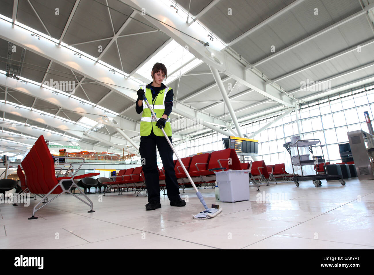 Cleaning airports High Resolution Stock Photography and Images - Alamy