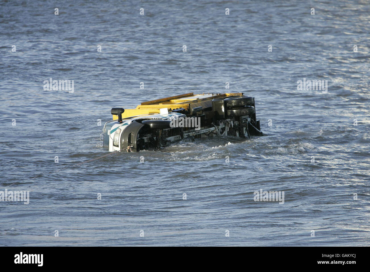 Bin Wagon stranded Stock Photo - Alamy