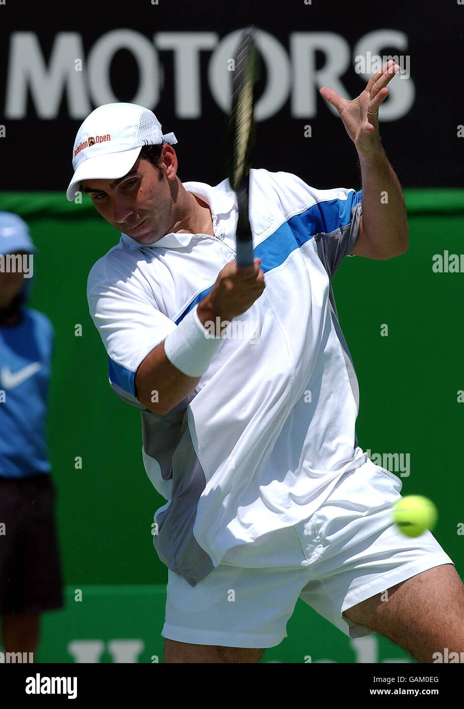 Albert costa esp makes return against david prinosil ger hi-res stock ...