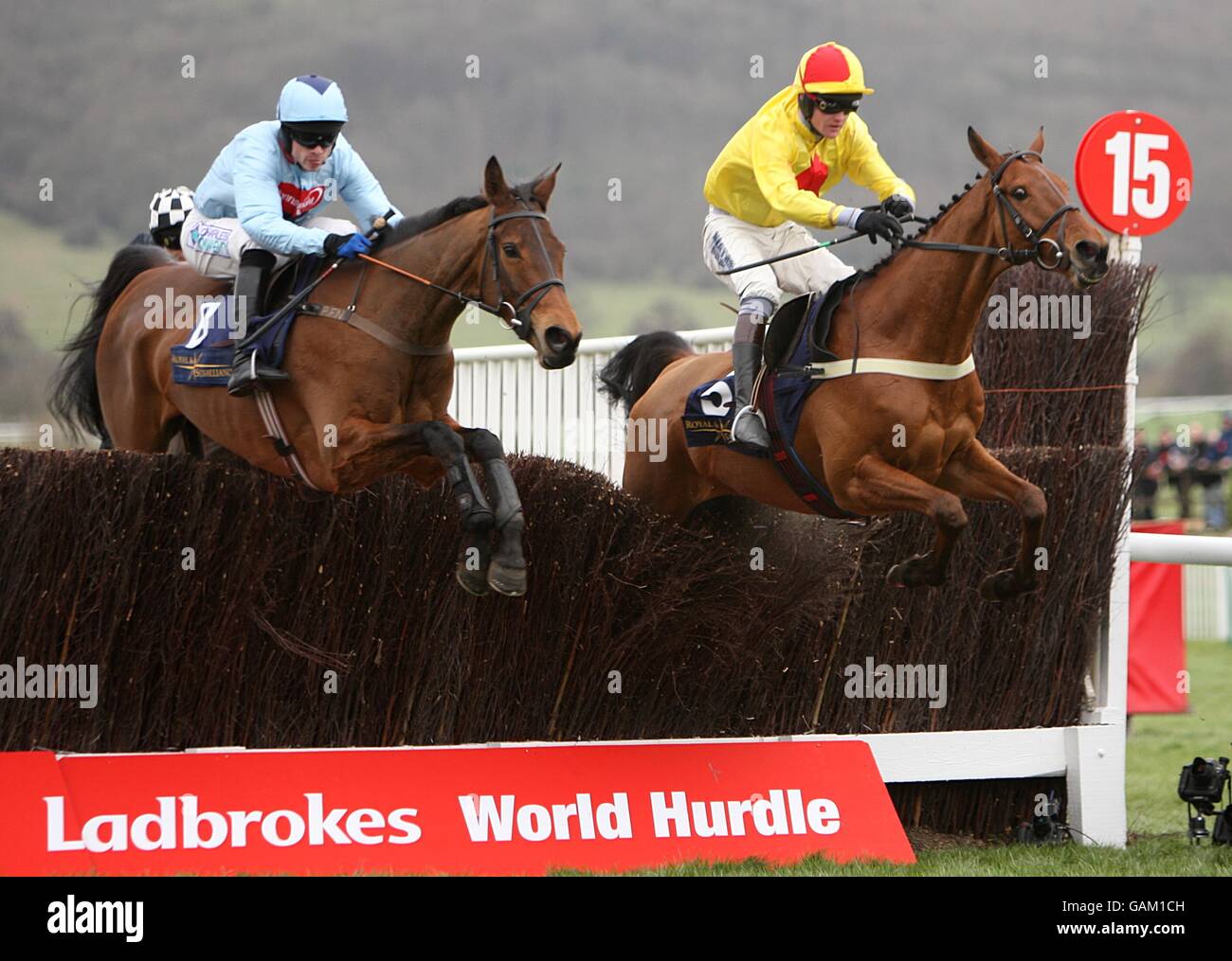 In the xxxxx during the cheltenham festival hi-res stock photography ...