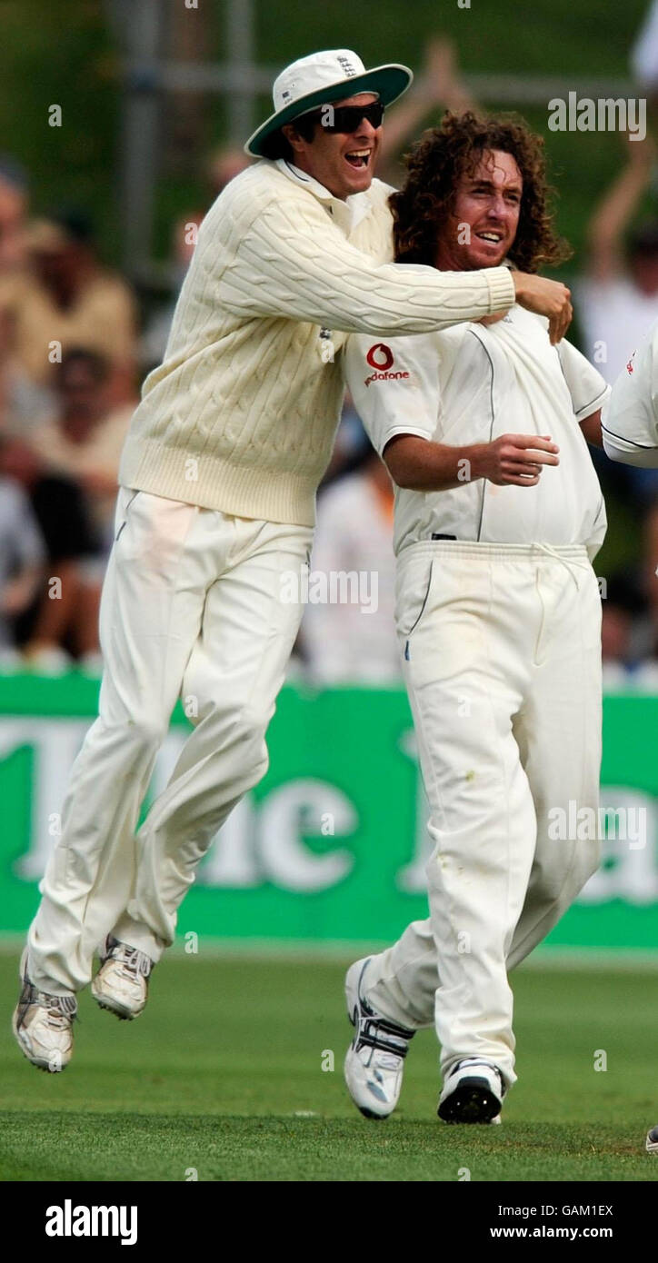 Cricket - 2nd Test - Day Two - England v New Zealand - Wellington Stock ...