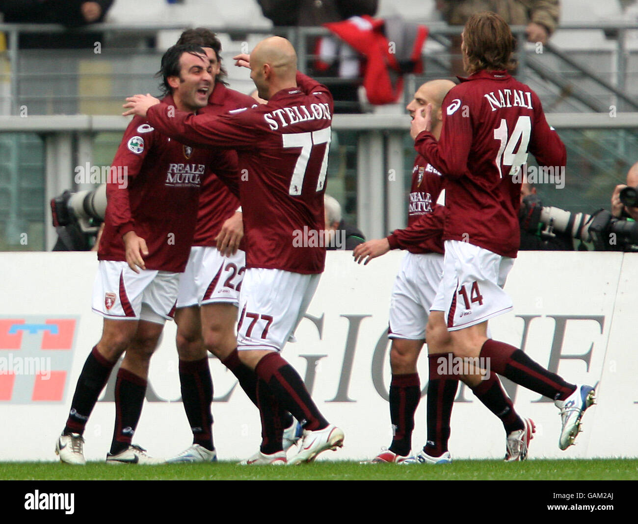 Simone barone celebrates his goal hi-res stock photography and images ...