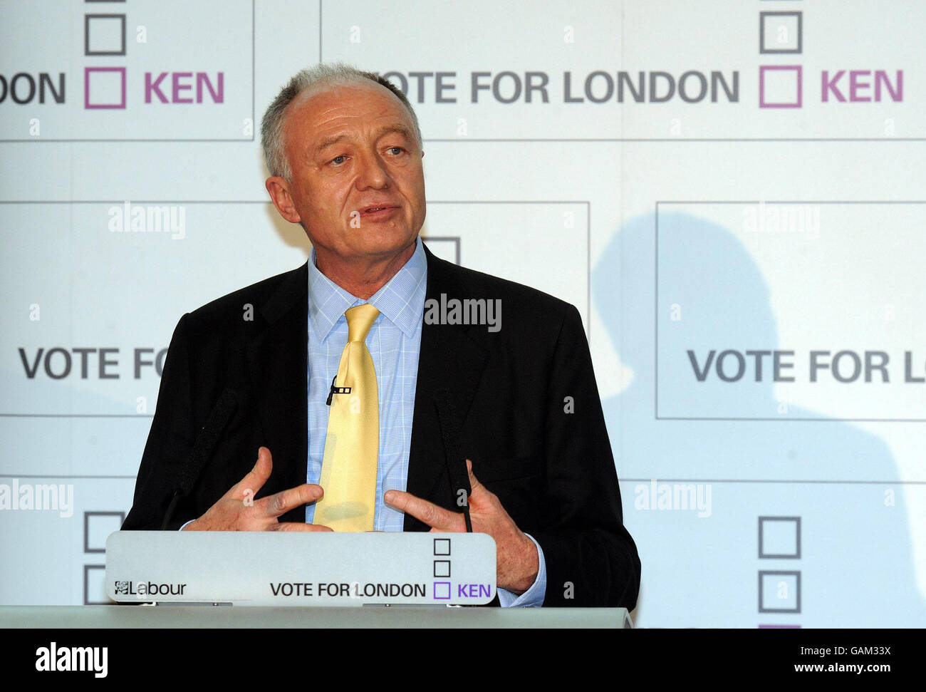 PM joins London Mayor to campaign. Mayor of London Ken Livingstone at ...