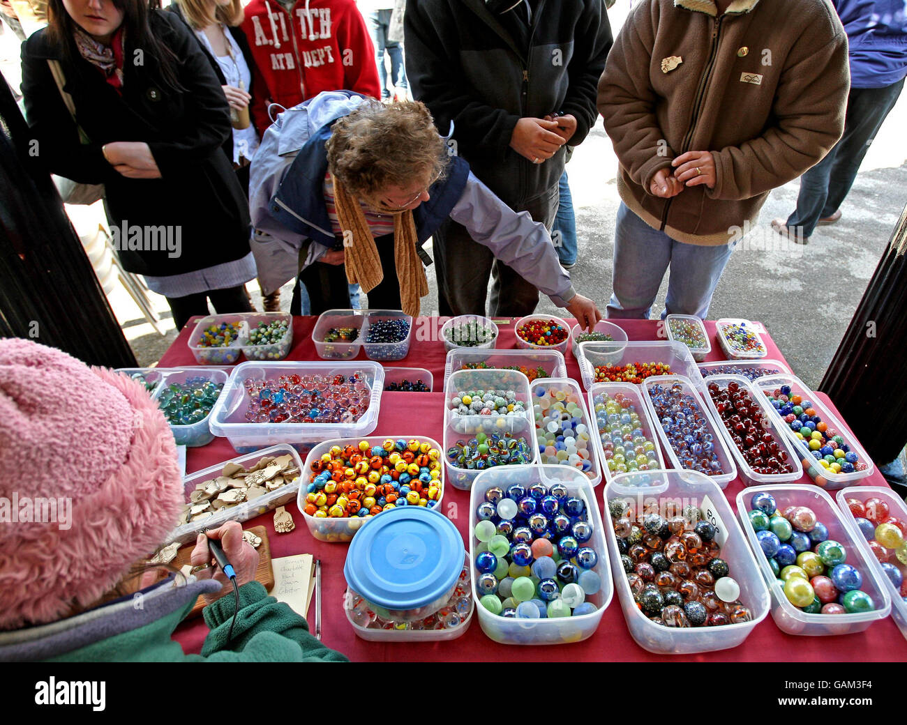 World Marbles Championship Stock Photo - Alamy