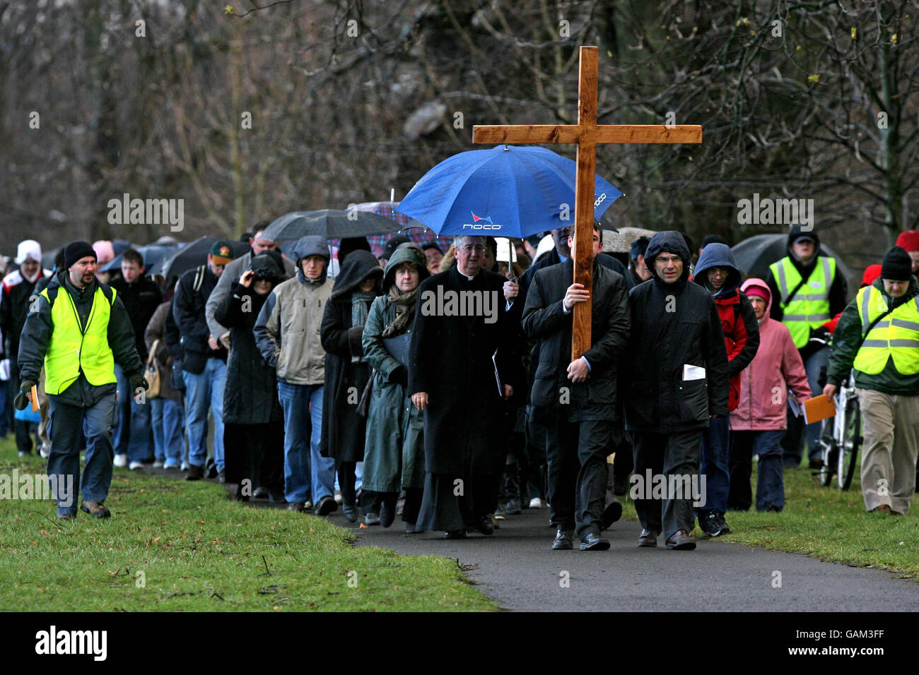 Good Friday procession - Dublin Stock Photo - Alamy