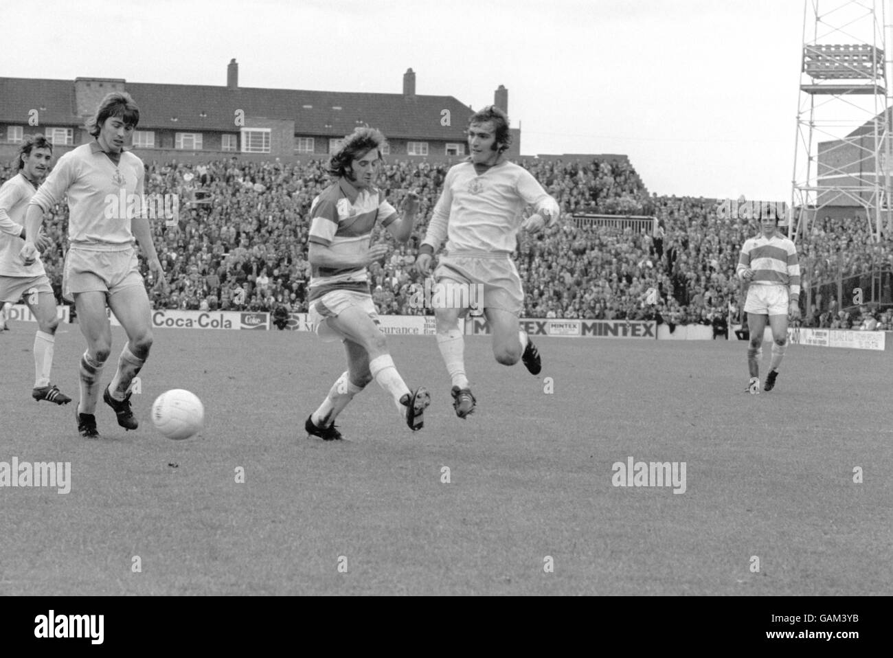 Watched by teammates terry mcdermott l irving nattrass second l hi-res ...