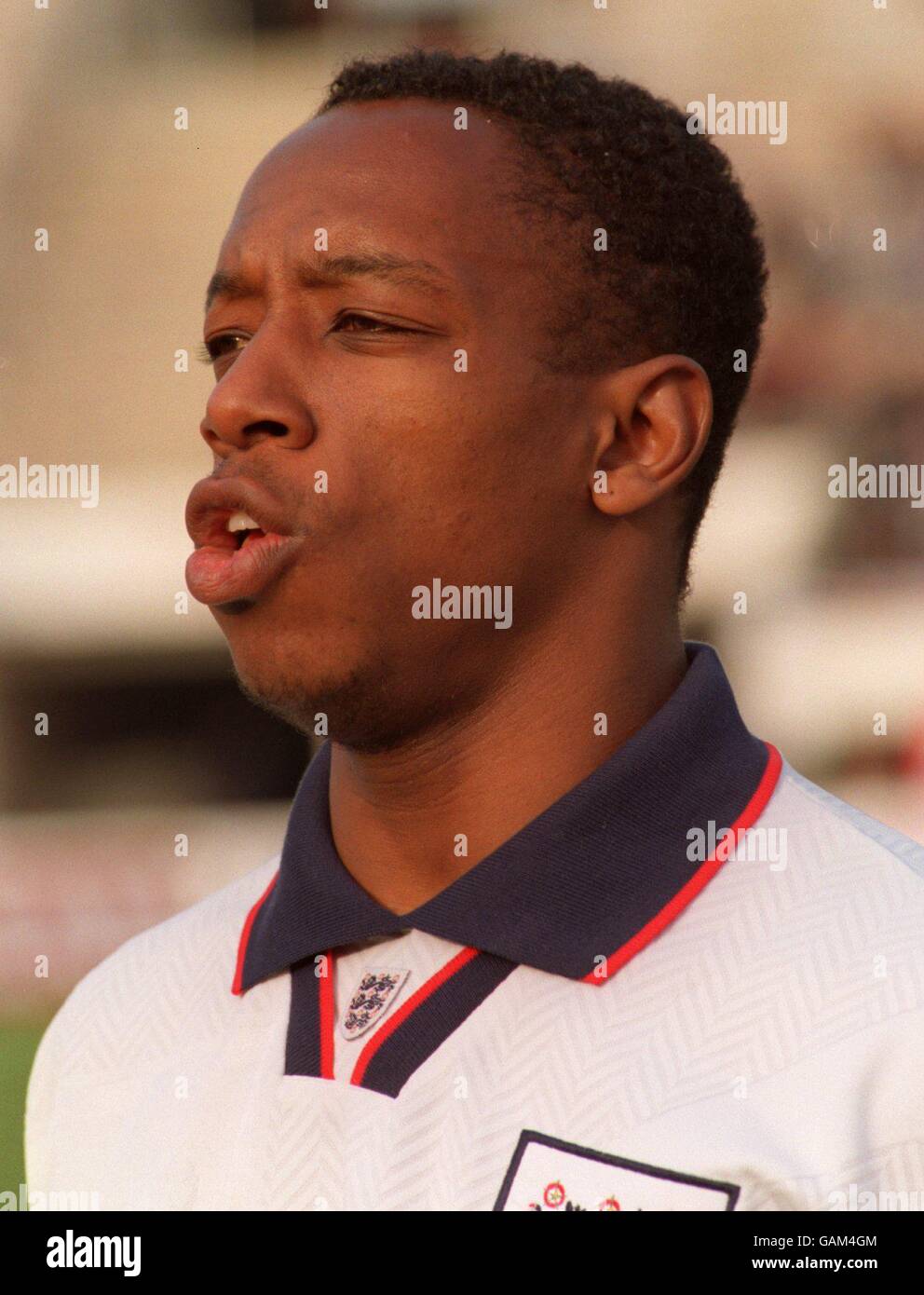 INTERNATIONAL SOCCER. IAN WRIGHT , ENGLAND H/S Stock Photo - Alamy
