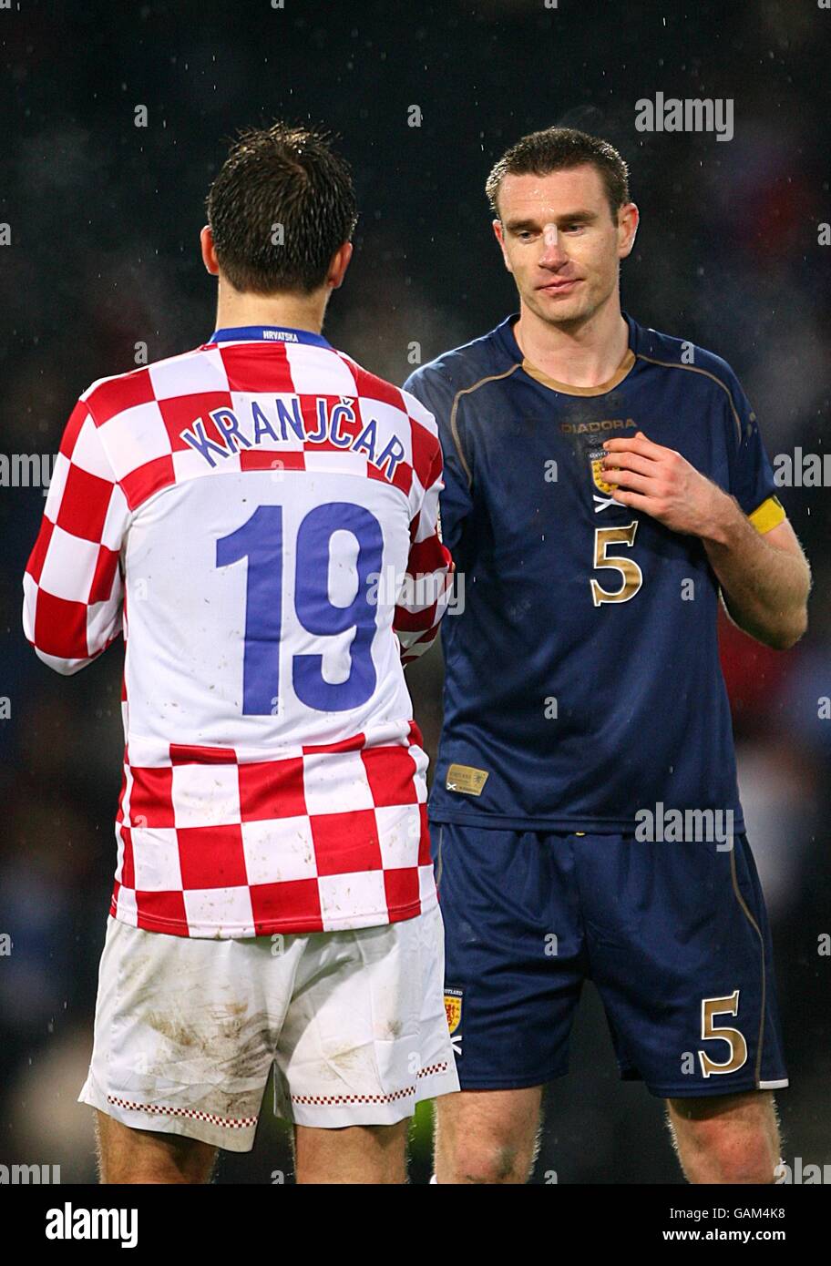 Soccer international friendly scotland v croatia hampden park hi-res ...