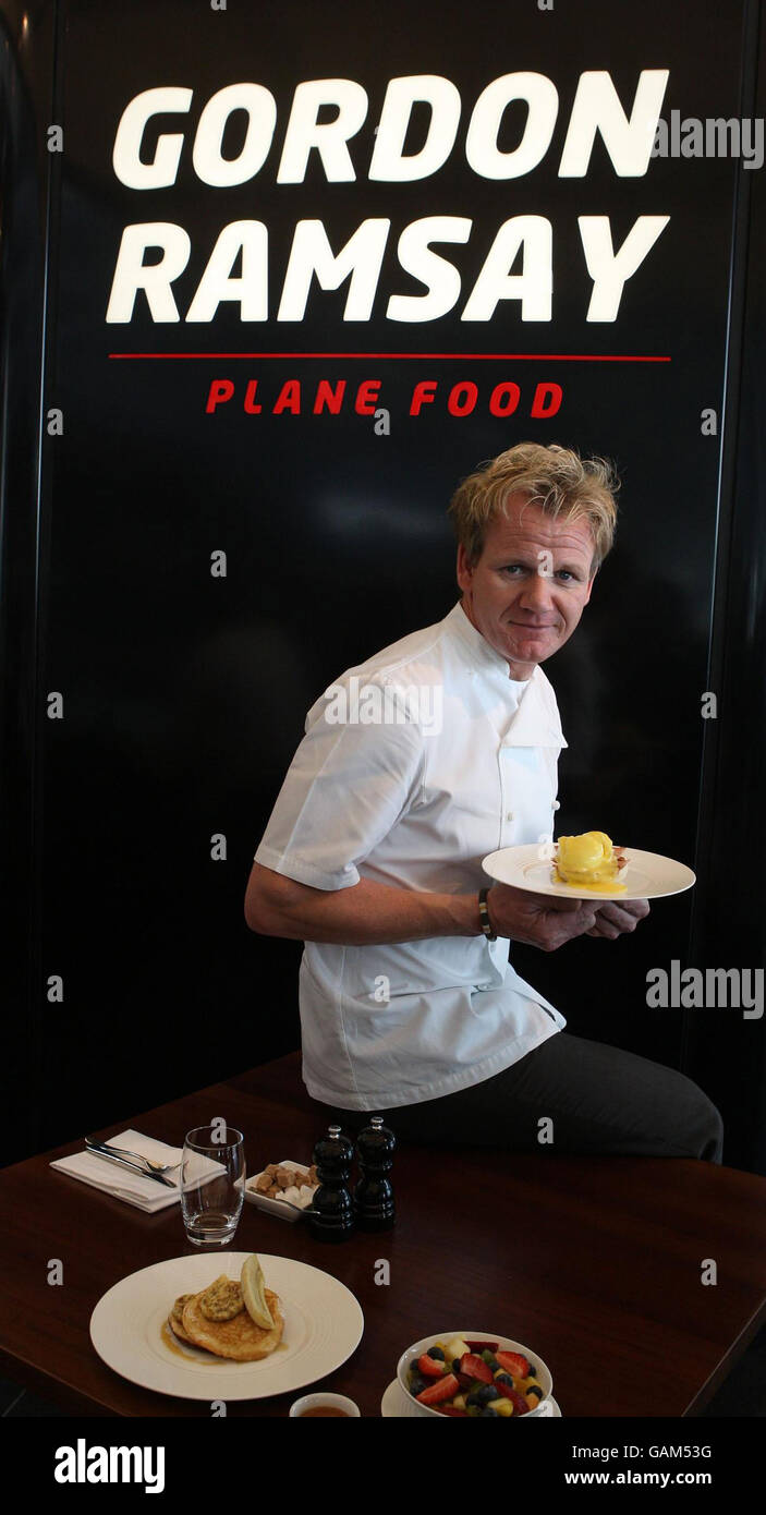 Chef Gordon Ramsay launches his new restaurant, Plane Food, in Heathrow ...