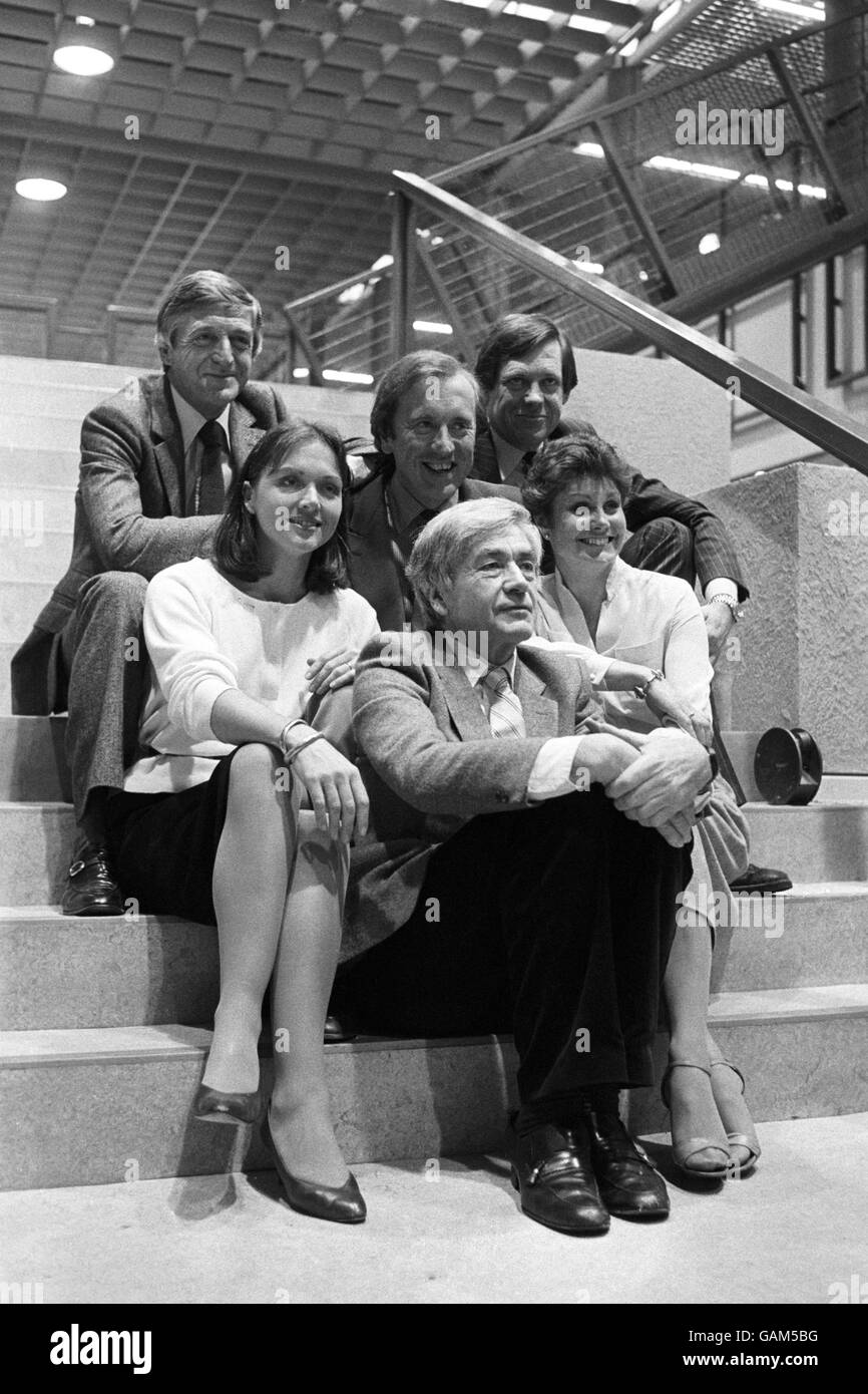 Entertainment presenters Black and White Stock Photos & Images - Alamy