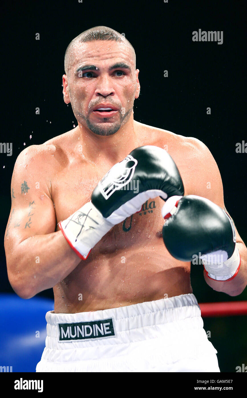 Boxing - WBA Super Middleweight Title - Anthony Mundine v Nader Hamdan - Sydney Entertainment ...