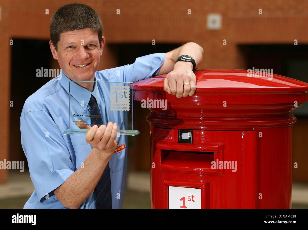 Postman of the Year Stock Photo - Alamy
